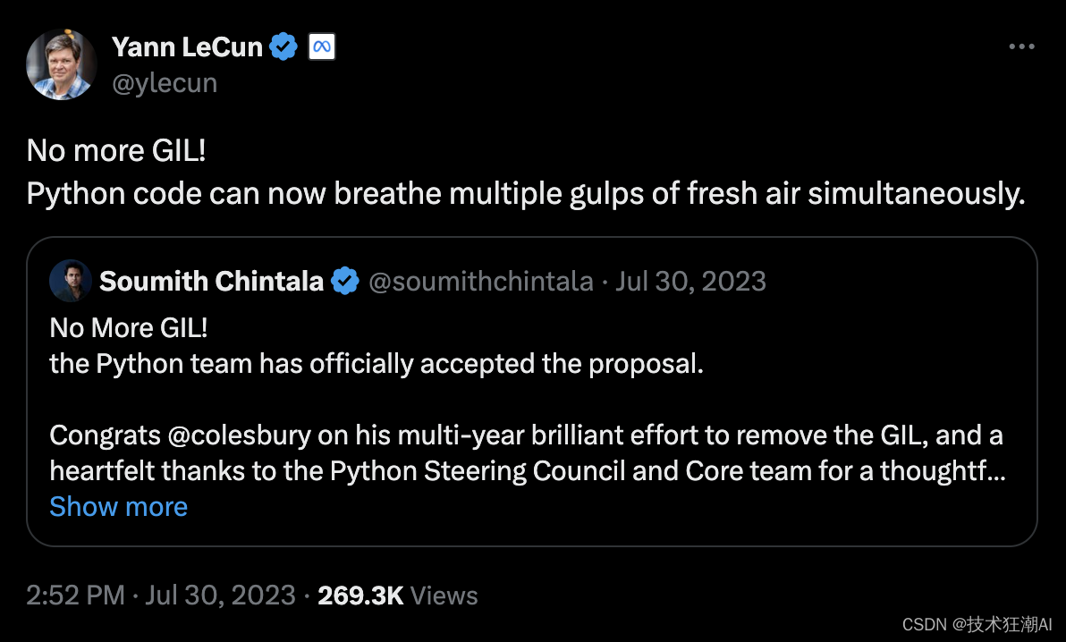Python 的 GIL 时代即将终结，迈向真正的多线程时代_python软件基金会 gil-CSDN博客