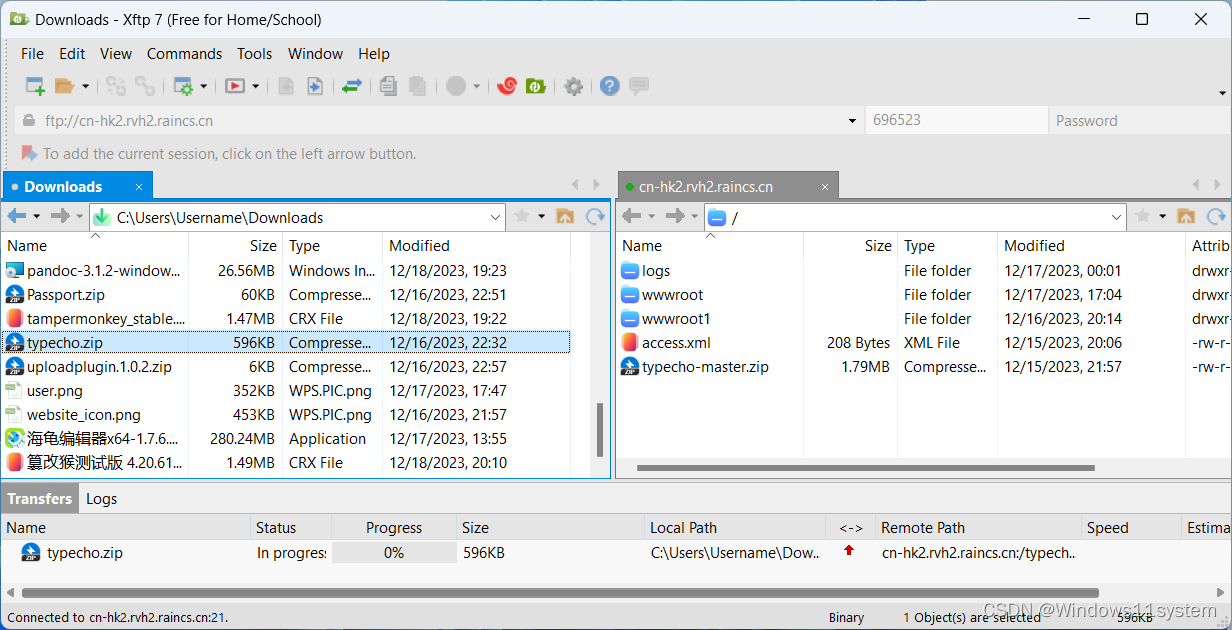 搭建 Typecho 个人博客_部署typecho教程-CSDN博客