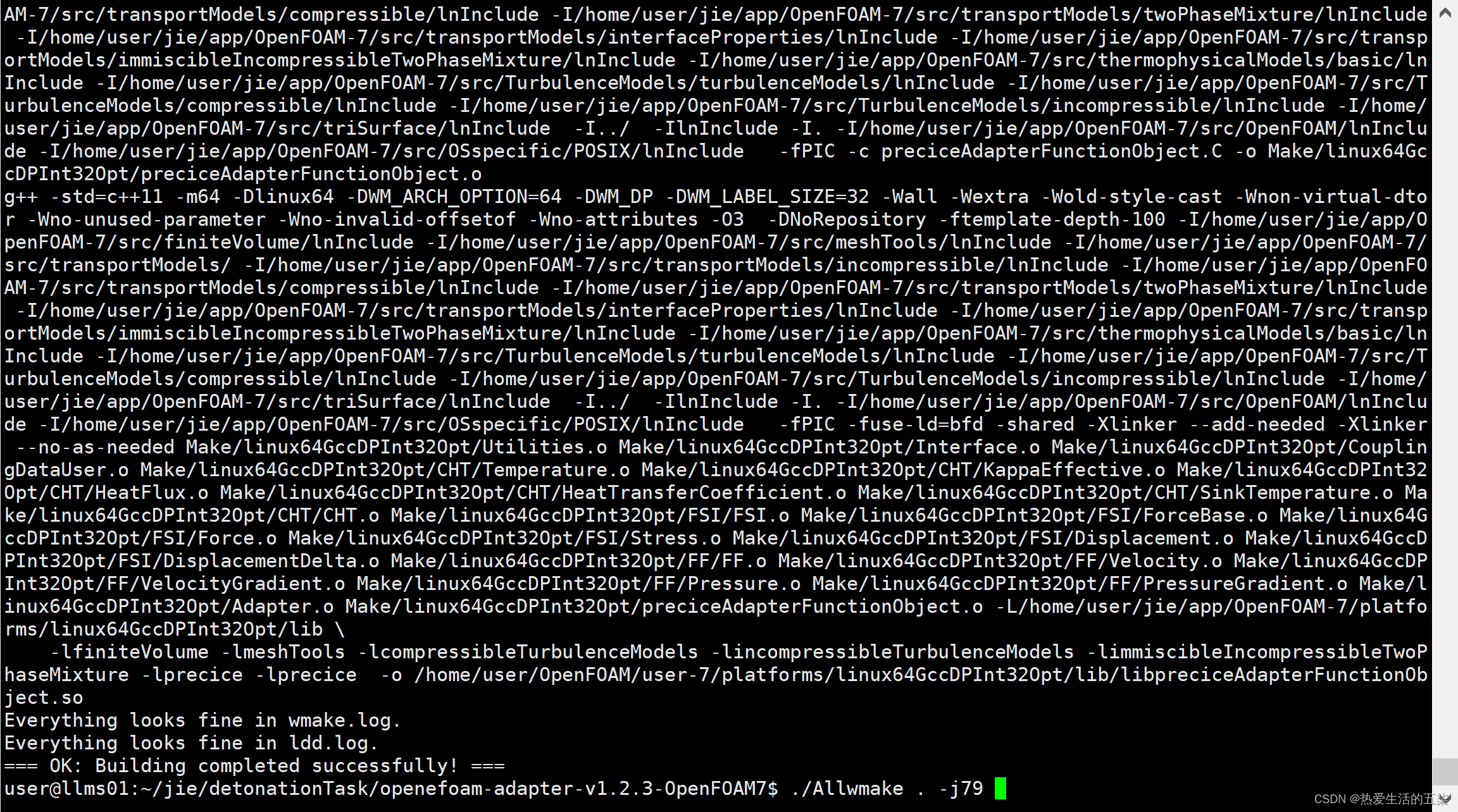 安装Openfoam7，precice2.1.1,dealii9.2.0,blastFoam2.0详细步骤（亲测成功）_blastfoam安装-CSDN博客