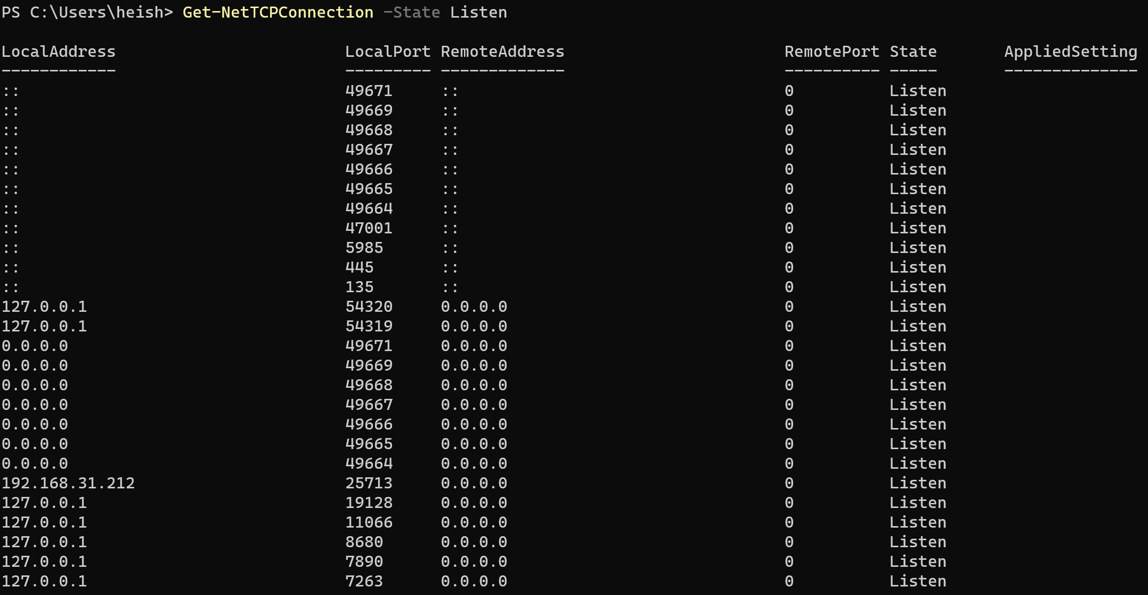 windows:深入理解PowerShell中的Get-NetTCPConnection命令-CSDN博客