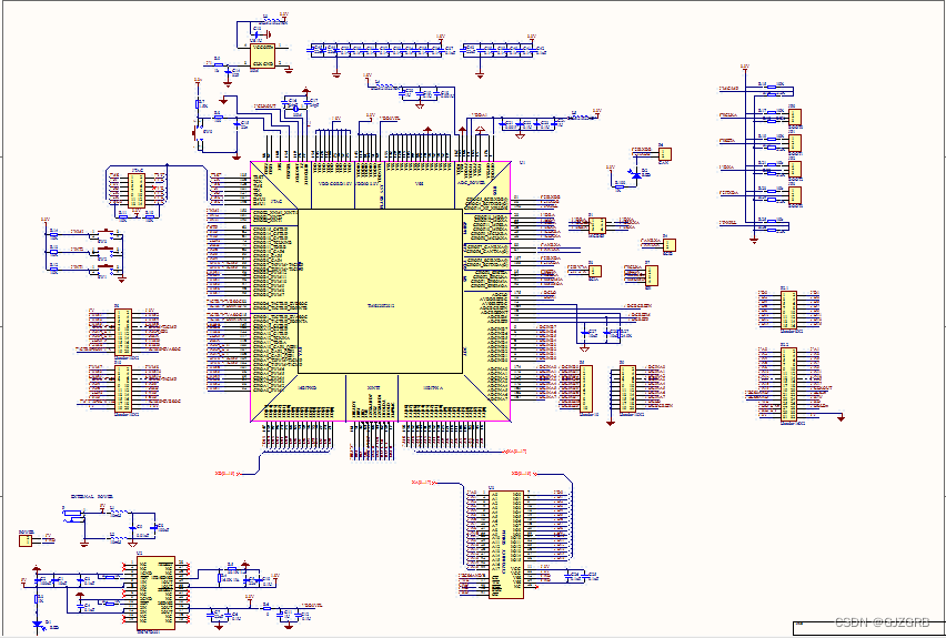 基于TMS320F2812芯片DSP最小系统开发板硬件ALTIUM（原理图+PCB）工程文件，AD09设计的工程文件_tms320f2812的最小系统-CSDN博客