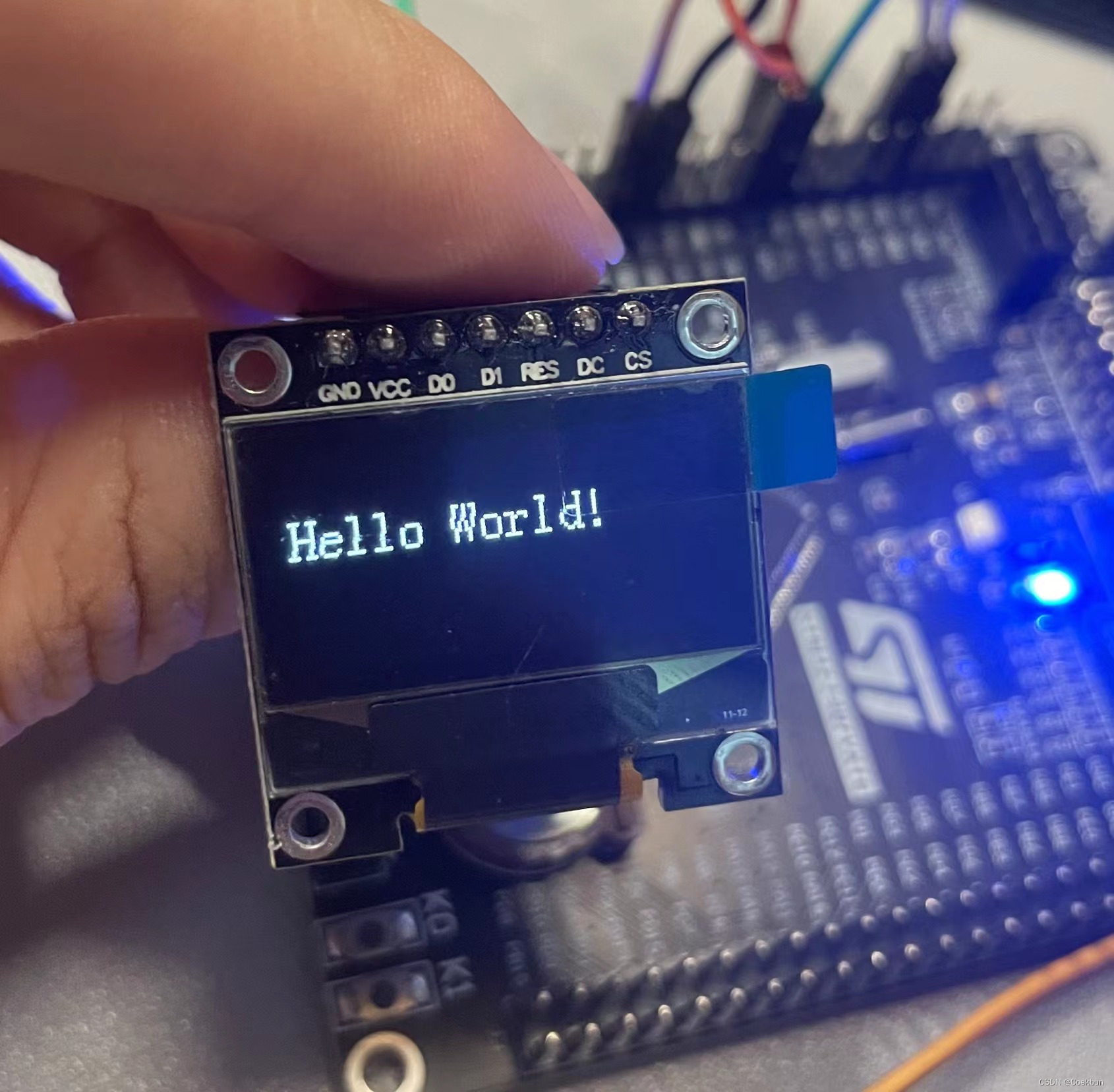 【STM32HAL库】七针OLED配置（移植江科大OLED文件)_七针oled板子连接-CSDN博客
