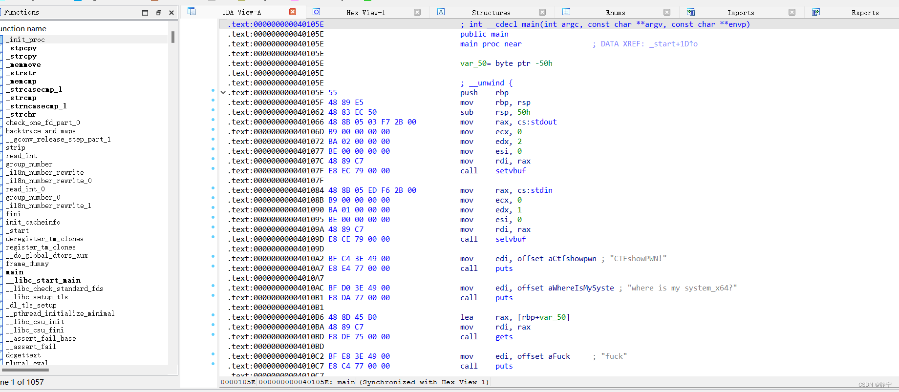 栈溢出，ret2libc和自动化rop链_rop和ret2libc-CSDN博客