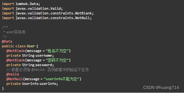 SpringBoot使用@Valid注解+Exception全局处理器优雅处理参数验证_springboot valid-CSDN博客