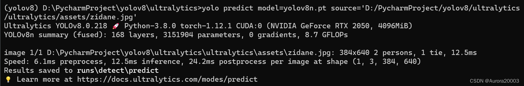 配置YOLOv8（Windows11）_yolov8 cuda版本-CSDN博客