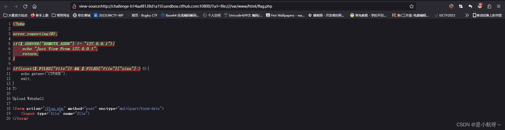 CTFHUB--SRRF（上）--gopher协议_利用gopher协议攻击-CSDN博客
