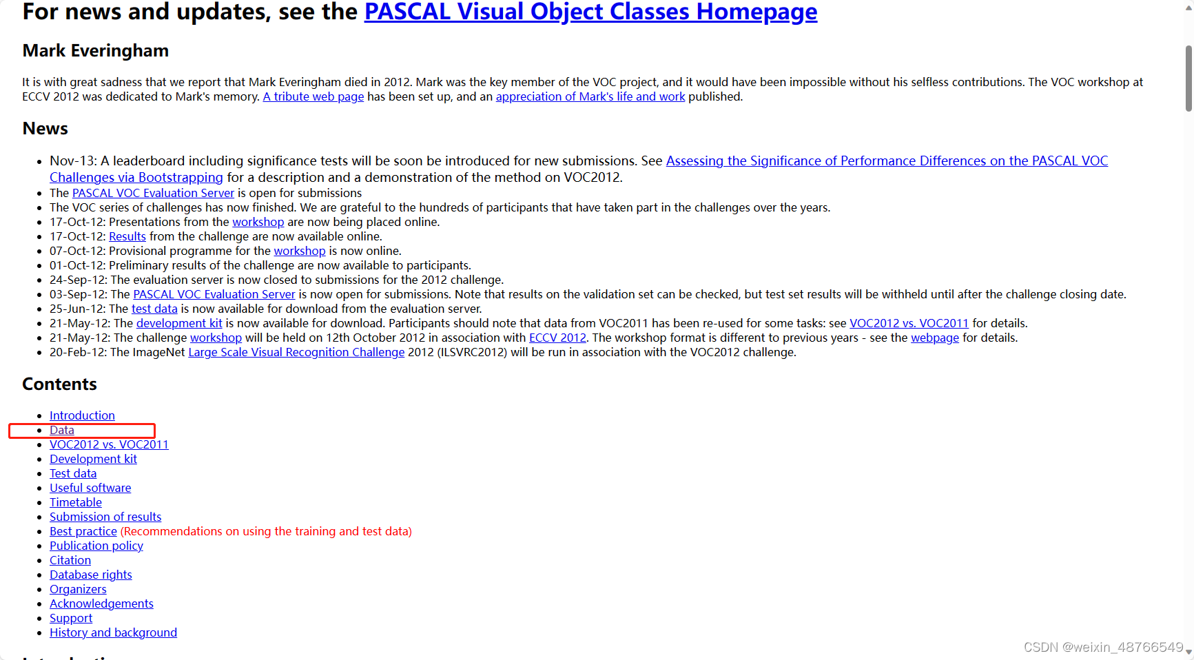 Pascal VOC 2012数据集下载 (官方渠道下载亲测更快)_voc数据集下载-CSDN博客
