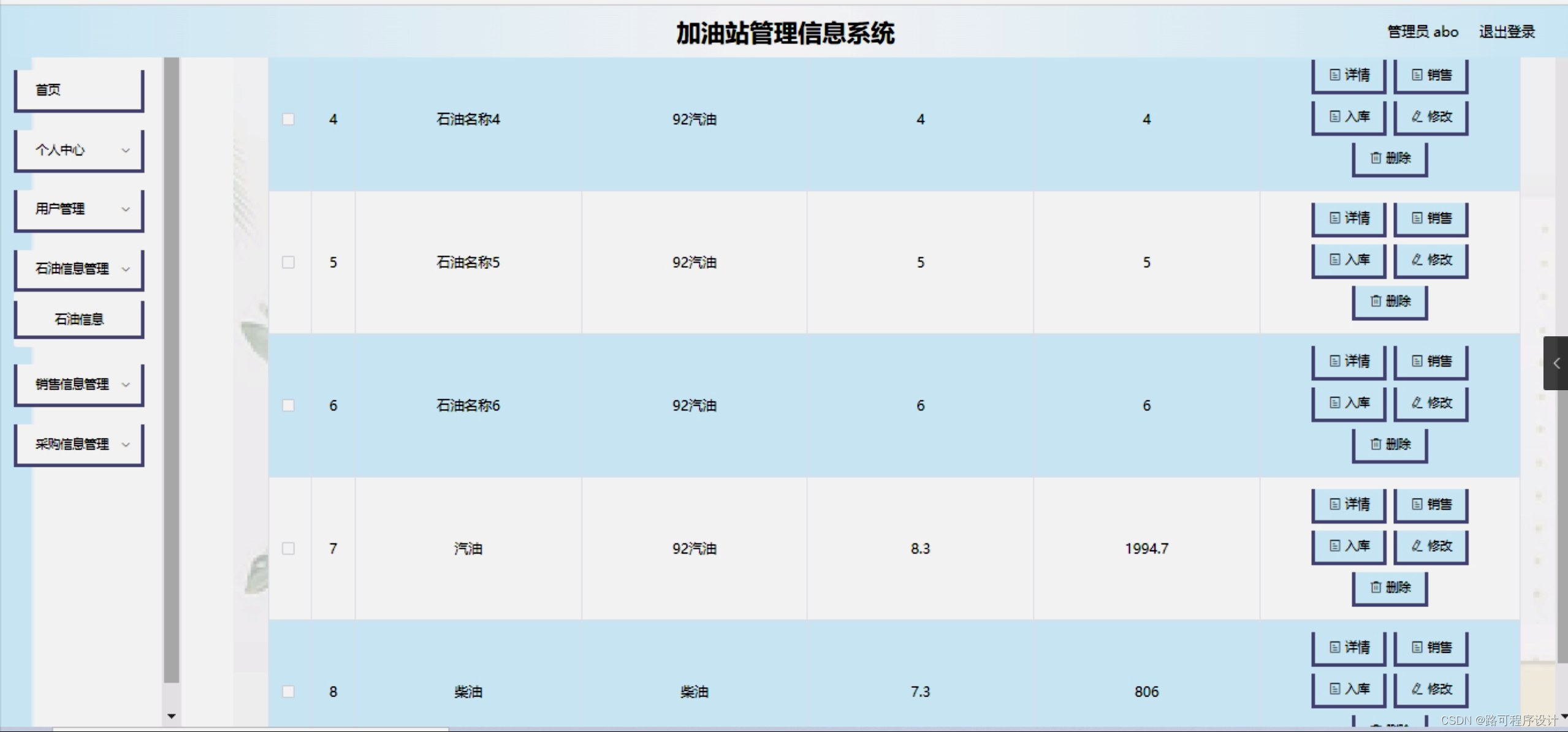 Java加油站管理信息系统ssm加油站初始化信息管理程序 Csdn博客 