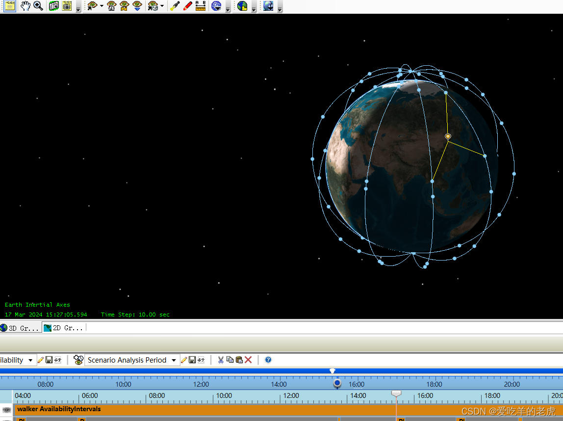 STK仿真-建立Walker星座并建立终端和卫星的通信链路（跨星切换）_stk星座仿真-CSDN博客