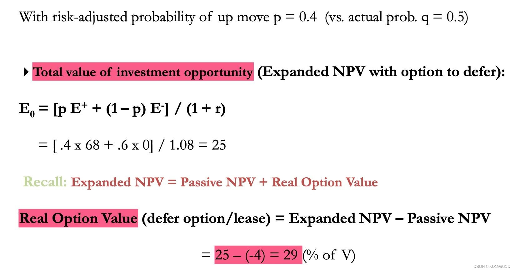 NPV的改进版 借鉴option的多期二叉树模型，对公司或者项目估值，【量化策略选股】-CSDN博客