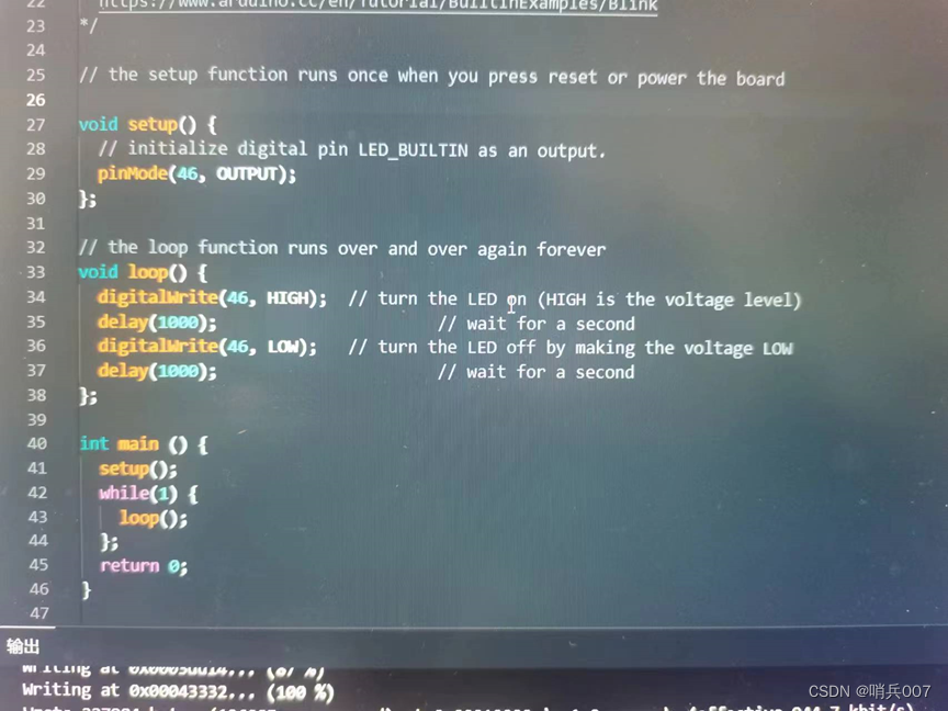Adruino IDE第一个程序BLINK（点灯）_arduino第一个程序blink-CSDN博客