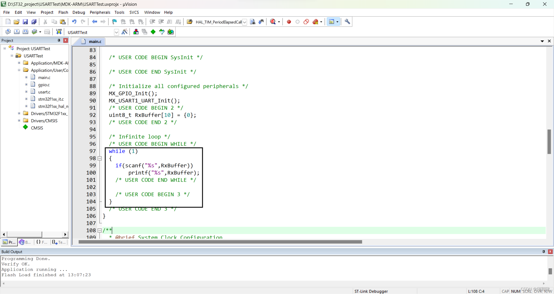 【stm32】cubemx之串口：串口三种模式（轮询模式、中断模式、dma模式）的配置与使用示例 串口重定向 使用hal扩展函数实现不定长数据接收cubemx配置串口 Csdn博客