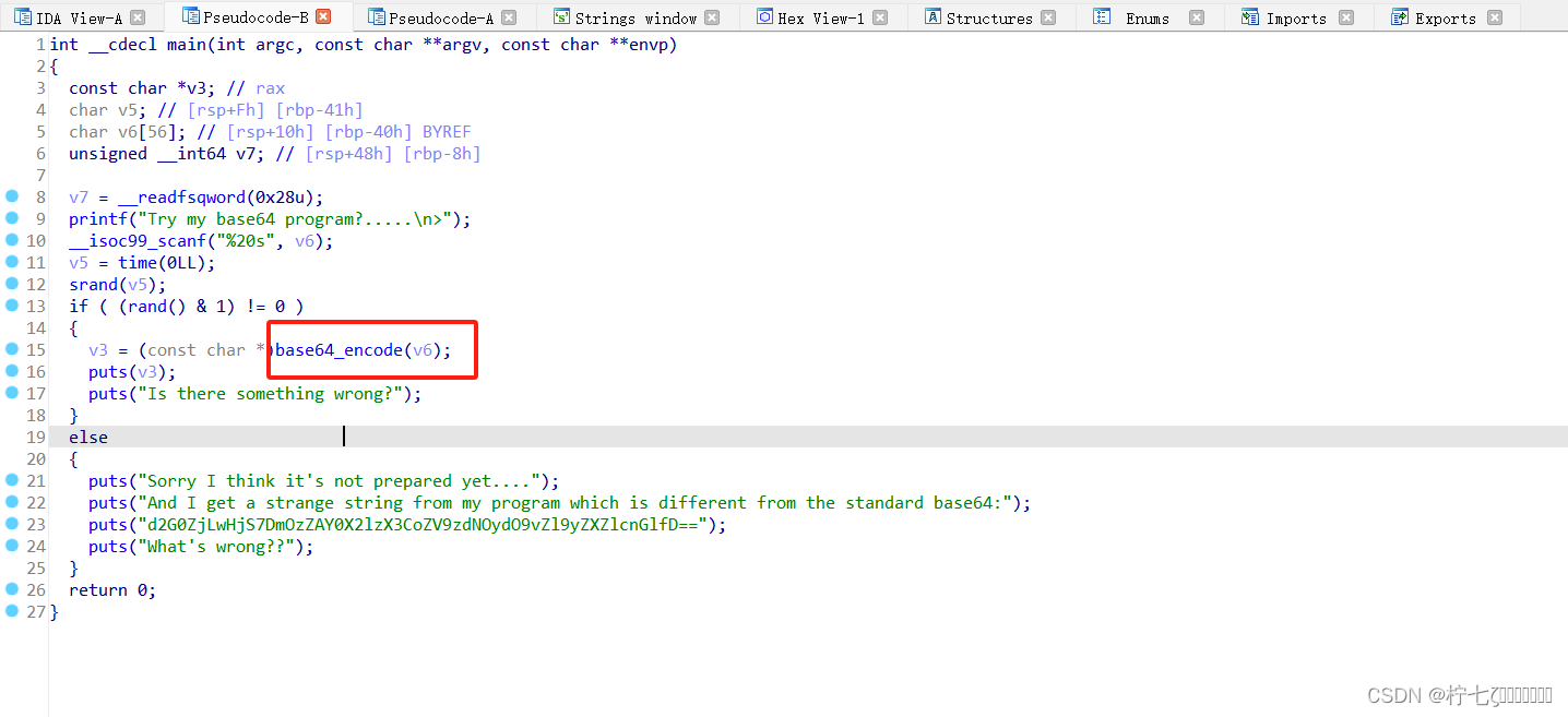 [WUSTCTF2020]level3--Reverse-CSDN博客