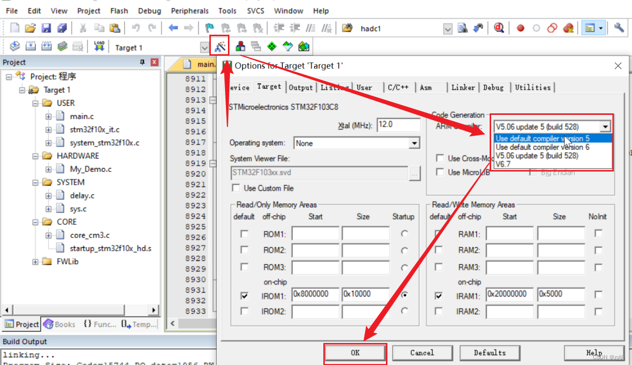 Target ‘target 1‘ Uses Arm Compiler ‘v5 06 Update 7 Build 960 ‘ Which Is Not Available Ple