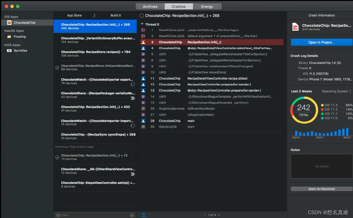 iOS了解崩溃和崩溃日志（Understanding Crashes and Crash Logs）-CSDN博客