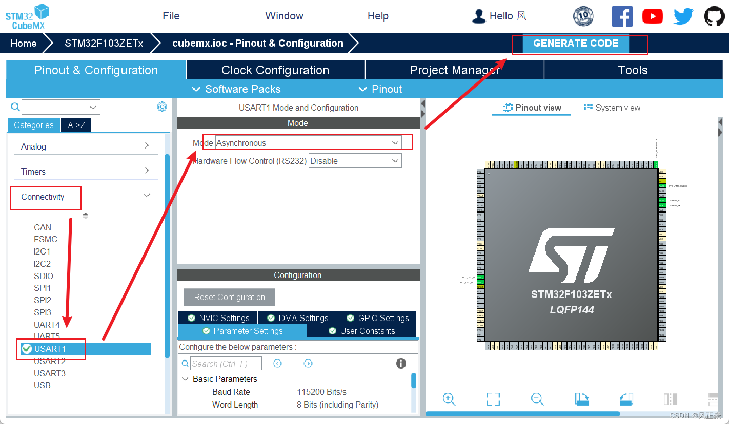 RT-Thread studio创建一个STM32F103ZE的RT-Thread标准版模板工程-CSDN博客
