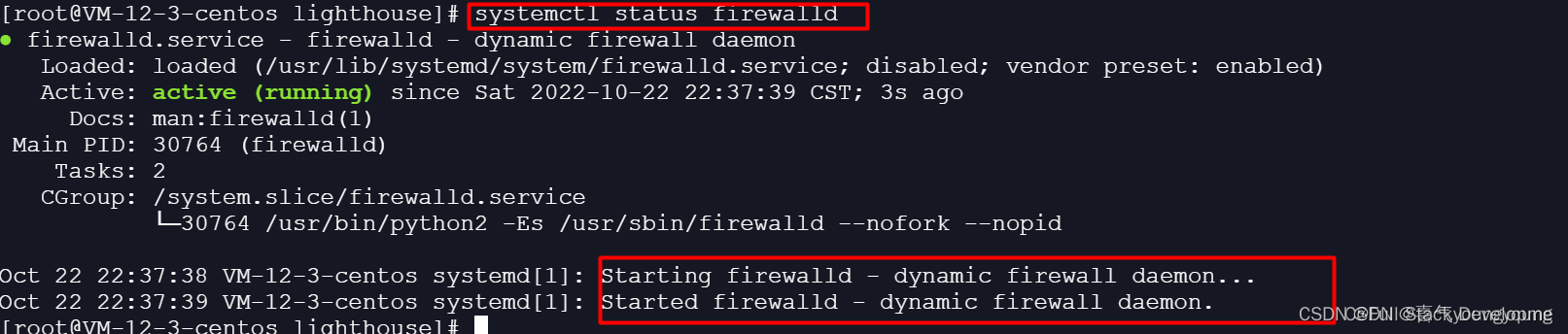 Linux WARNING: AllowZoneDrifting is enabled. This is considered an insecure configuration option ...
