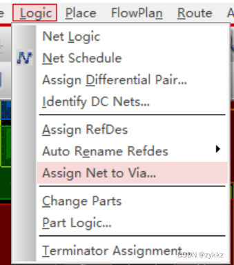 allegro没有“assign net to via”选项解决办法-CSDN博客