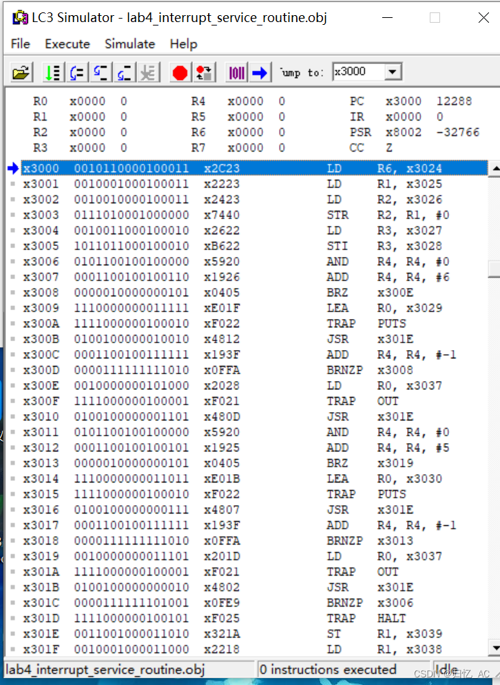 【深圳大学计算机系统1】实验五 LC3中断实验-CSDN博客