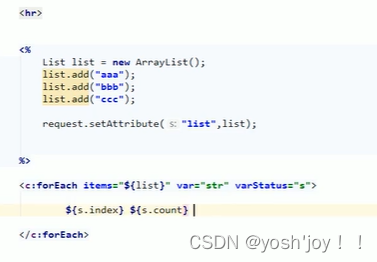 JSP入门+EL表达式+JSTL标签_jsp el表达式foreach-CSDN博客