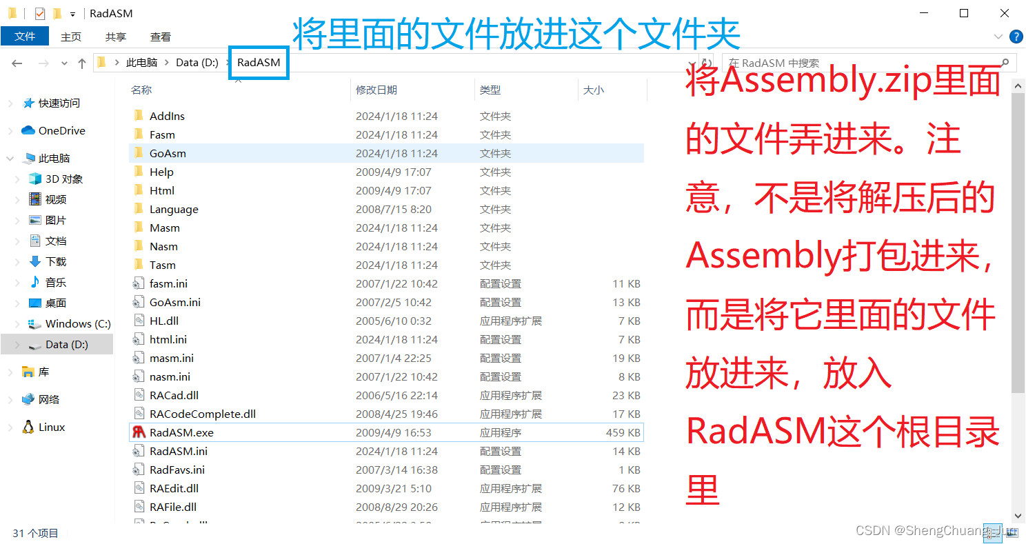 RadASM原版下载、汉化、配置、解决中文乱码 傻瓜式教程-CSDN博客