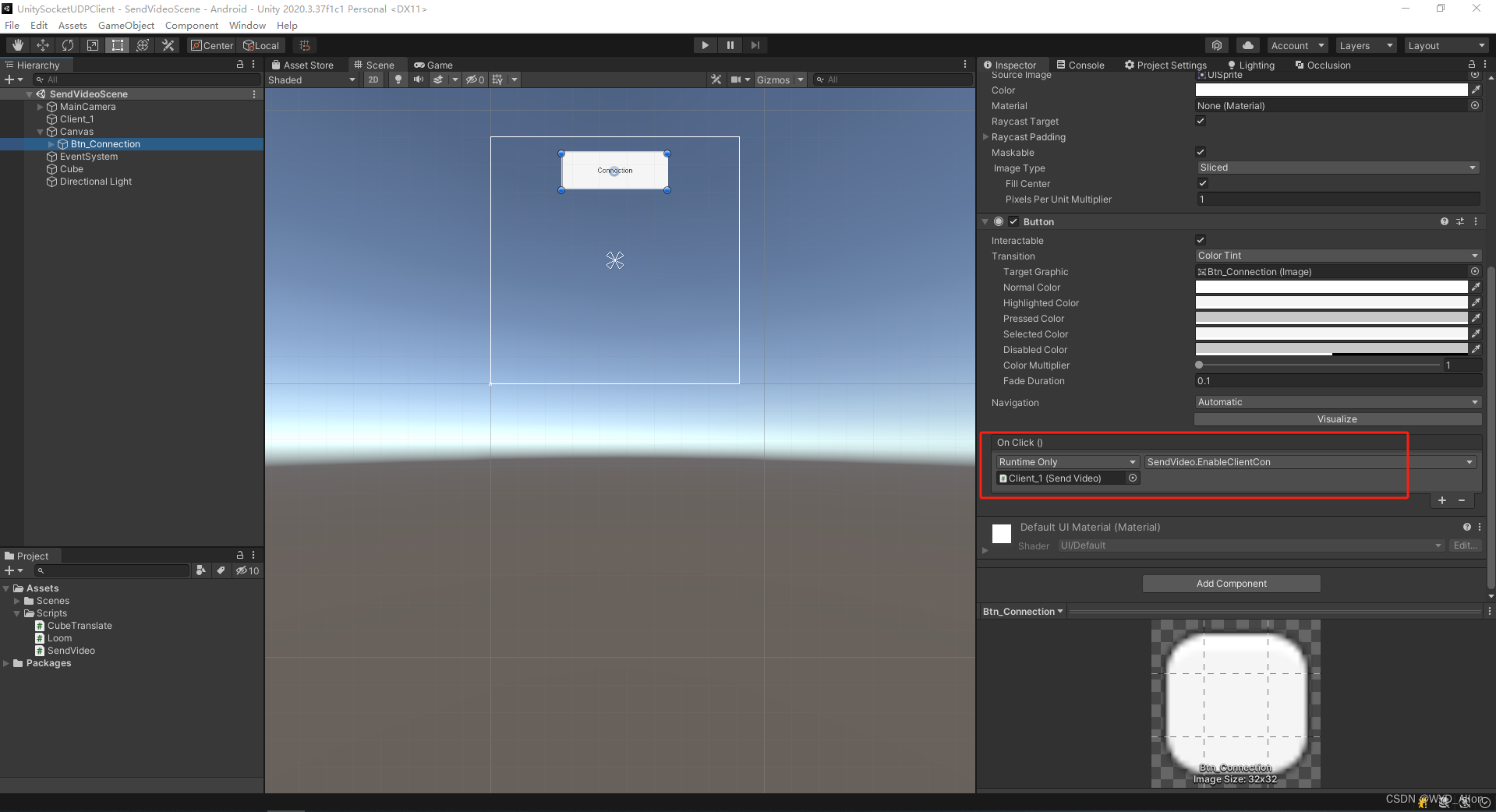 Unity UDP Socket实时推送视频流_unity推送摄像头视频流-CSDN博客
