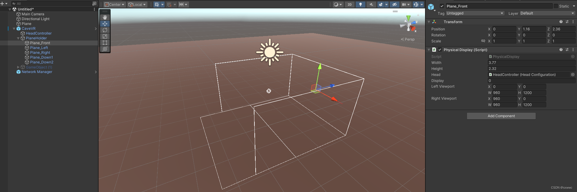 Unity3D 实现Cave空间 （一）-CSDN博客