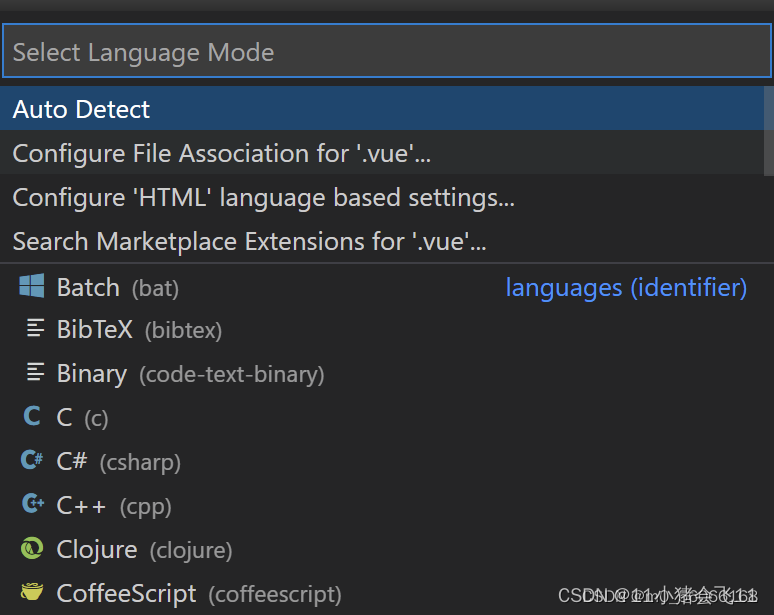 VS code 打开项目代码没有颜色区分_vscode代码是白色-CSDN博客