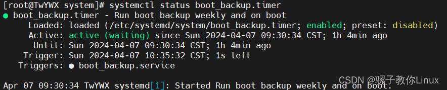 Systemd定时任务配置（详细过程）_systemd 查看定时器执行-CSDN博客