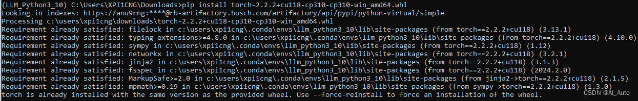 Windows安装Torch_windows torch-CSDN博客