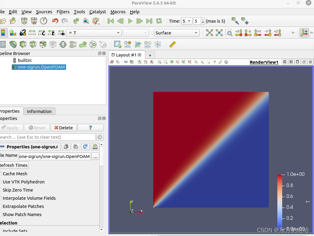 零基础学习OpenFOAM-从纯对流算例出发-CSDN博客