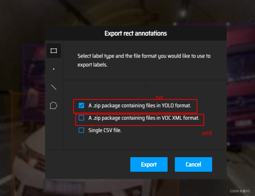 使用网页版makesense.ai给yolov5数据打标签_网页版yolo标注-CSDN博客