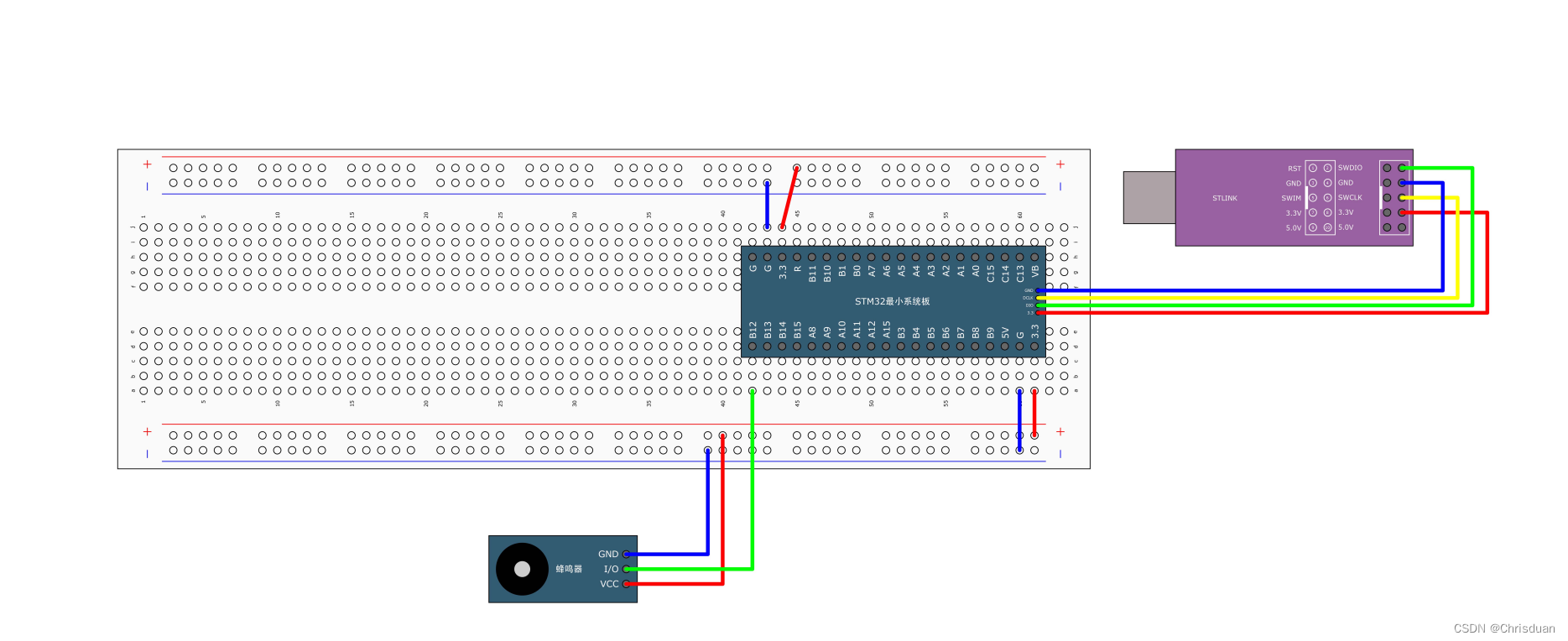 STM32——LED闪烁&LED流水灯&蜂鸣器工程-CSDN博客