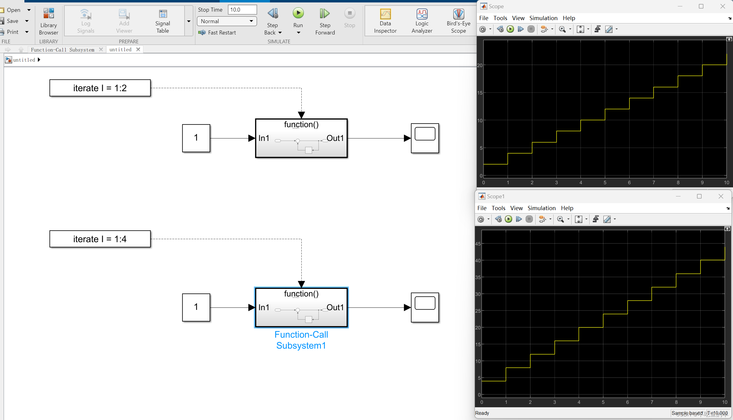 Simulink模块使用_interpret vector parameters as 1-d-CSDN博客