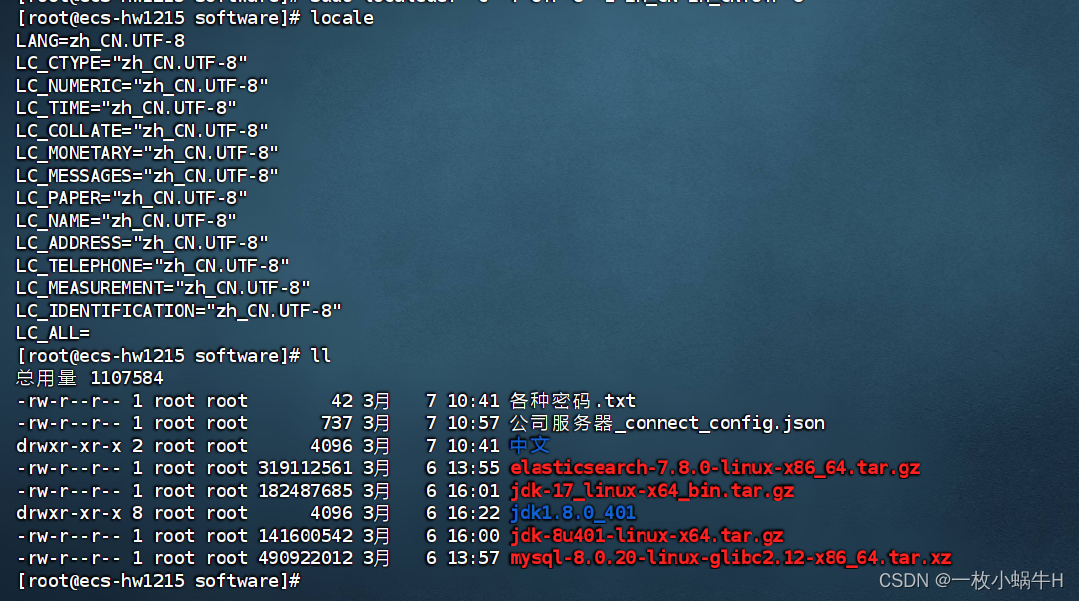 finalshell终端界面中文乱码问题（非设置编码集，设置都是UTF-8）_finalshell 乱码-CSDN博客