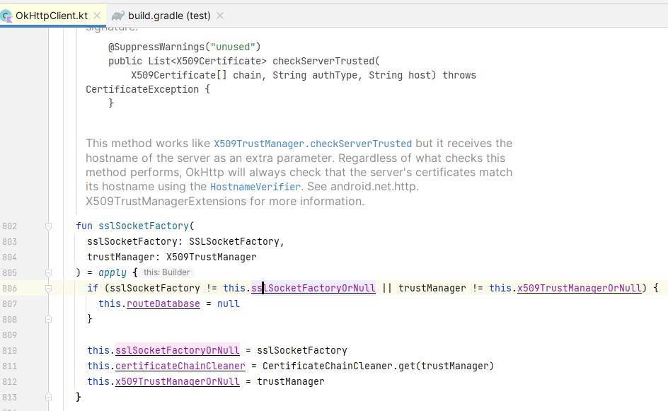 使用okhttp3,提示【clientBuilder.sslSocketFactory(SSLSocketFactory) not supported on JDK 9+】-CSDN博客