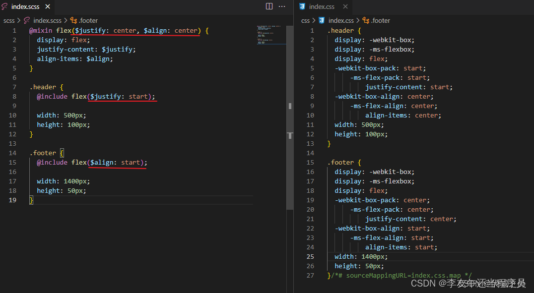 scss--混入@mixin、@inclue、占位选择器 %、继承 @extend、插值语法 #{}、_scss @include-CSDN博客
