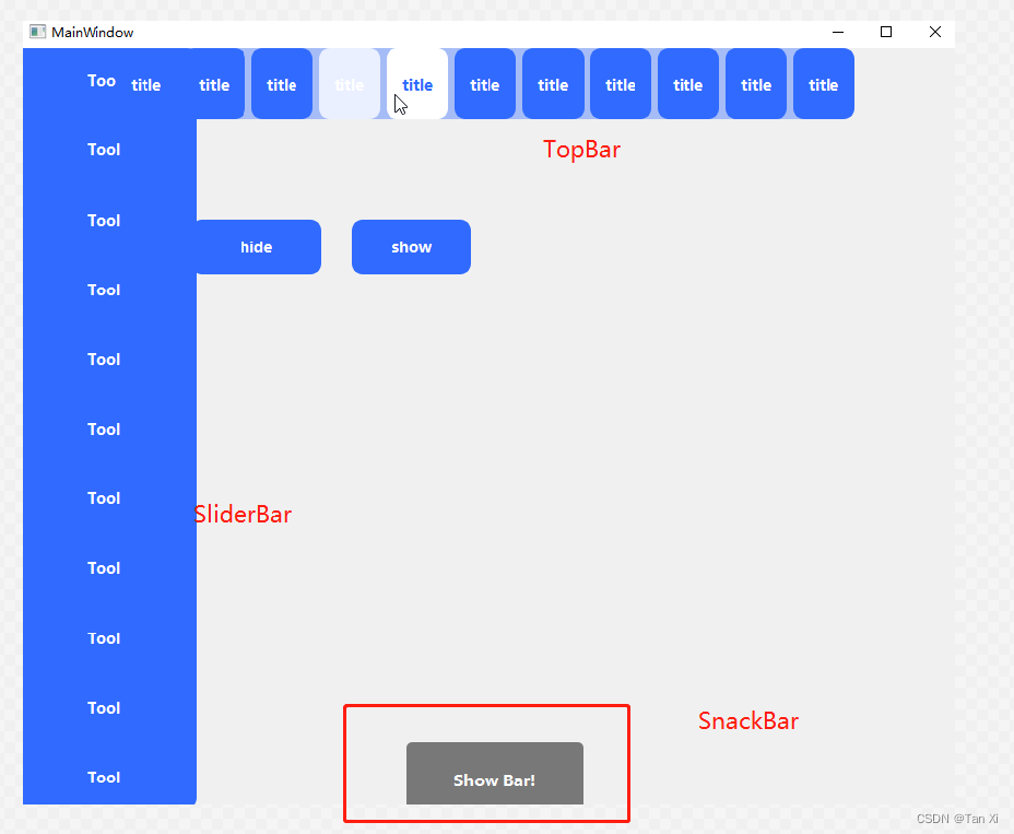 QSnackBar QPropertyAnimation实现小弹窗，侧边栏，按钮渐变！(附源码链接)_qt按钮弹窗渐变缓慢弹出-CSDN博客