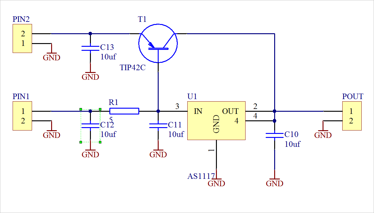 利用PNP三极管扩增3.3V稳压芯片_pnp管扩流-CSDN博客