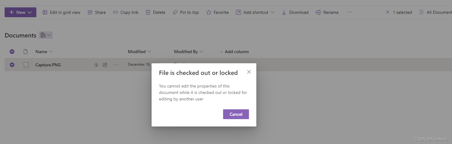 SharePoint - ‘File is checked out or locked‘的解决方案-CSDN博客