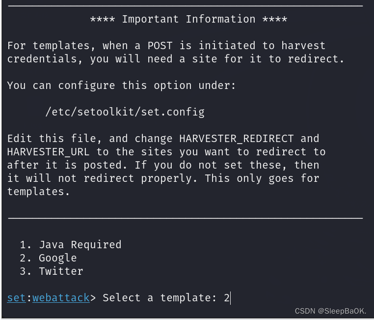 社会工程攻击——setoolkit使用-CSDN博客