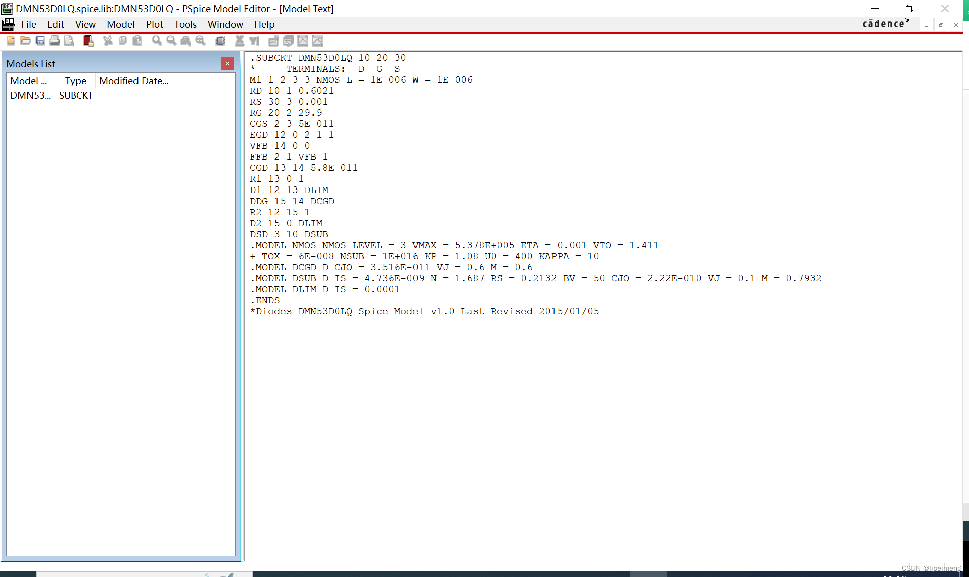 求助！使用PSpice Model Editor过程中报错Base part library does not exist-CSDN博客