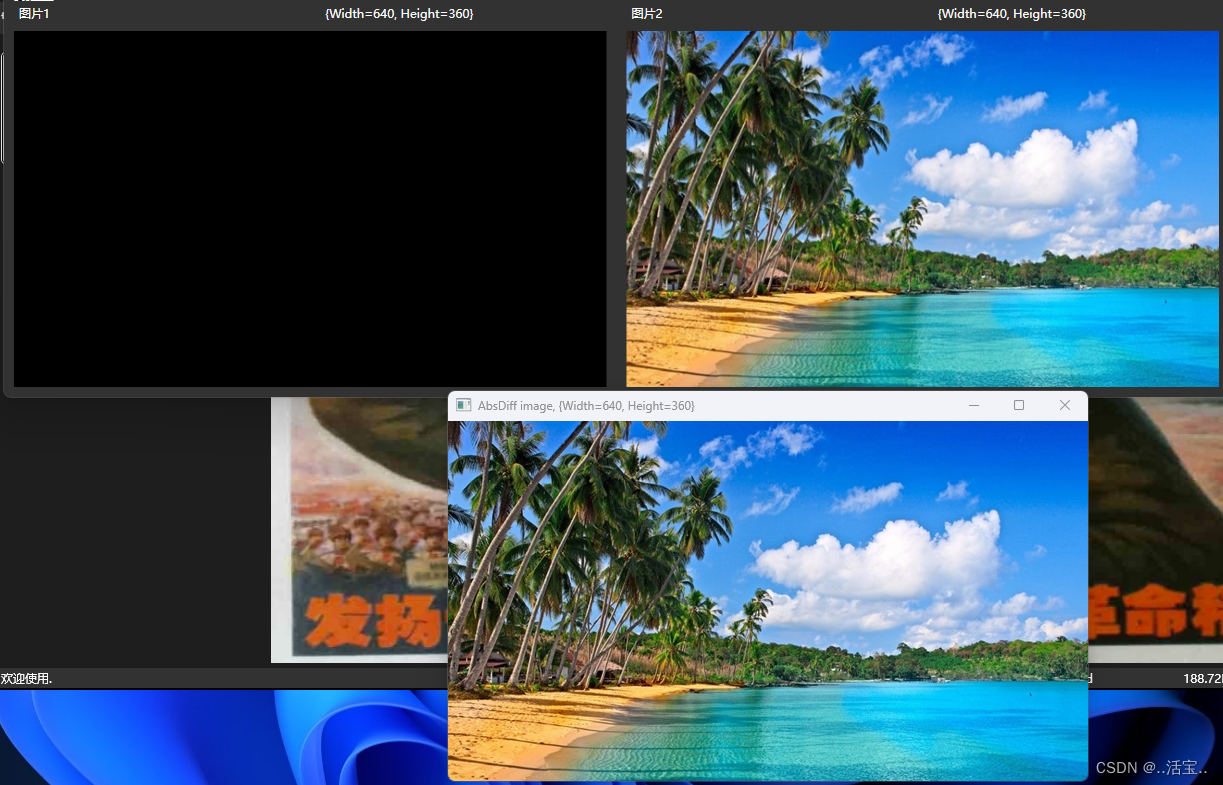 【Emgu CV教程】2.6、基本方法之图像的加减乘除操作_c#同一张图像列相减的绝对值生成新图片-CSDN博客