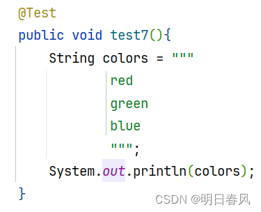 Java新特性--文本块Text Block_java 文本块-CSDN博客