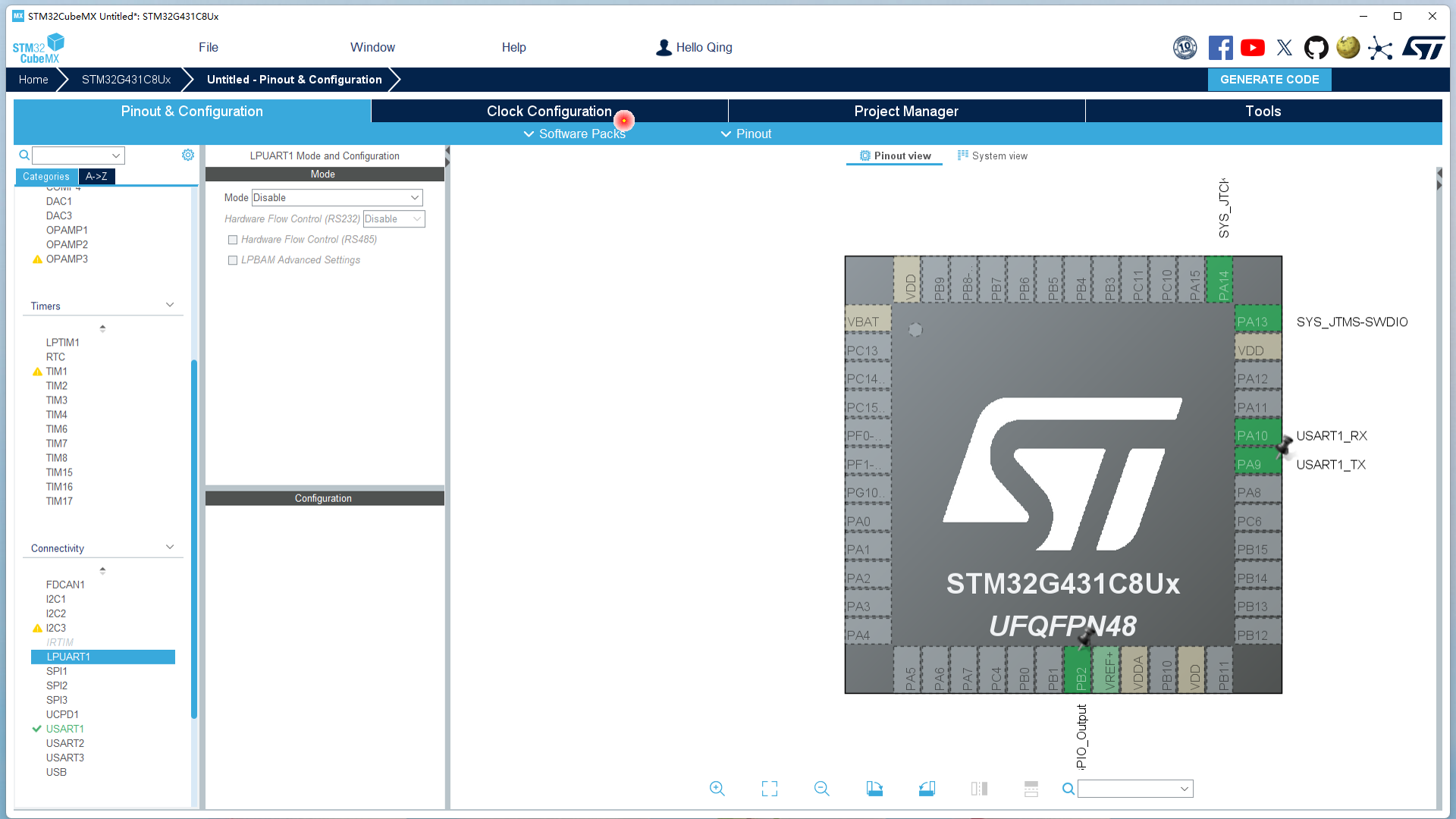 测试STM32G431的实验电路板_stm32单片机电路板焊接-CSDN博客
