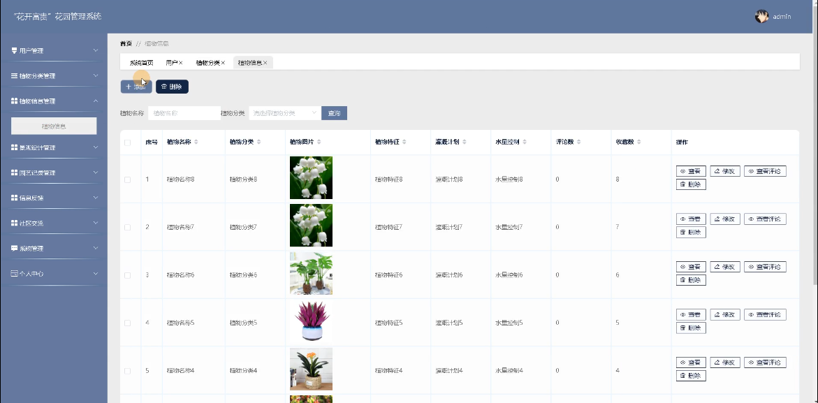 基于springbootvue 花开富贵”花园管理系统设计和实现源码lw部署讲解springbootvue花卉项目案例 Csdn博客