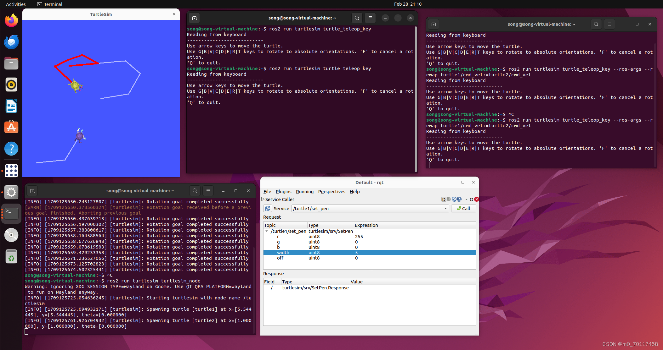 ROS教程2：学会使用turtlesim，ros2和rq_ros2 turtlesim-CSDN博客