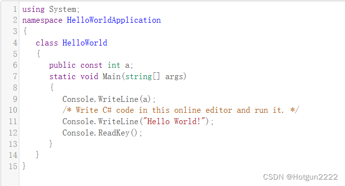 【unityandandc】const修饰符和readonly修饰符笔记unity Color的默认参数是编译时常量 Csdn博客