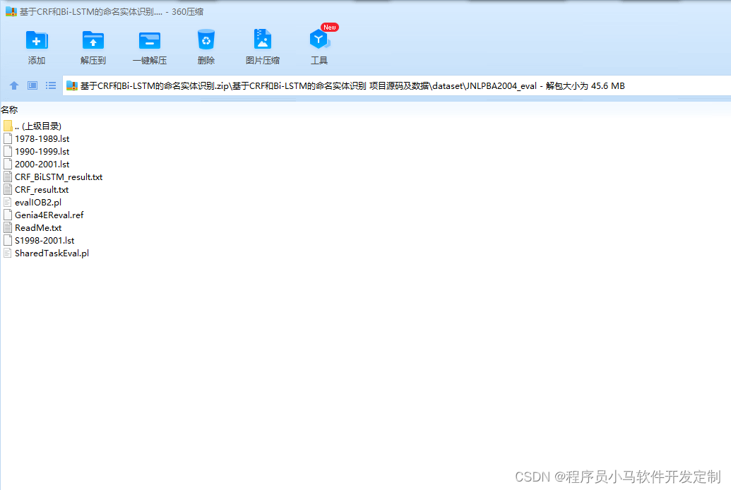 基于CRF和Bi-LSTM的命名实体识别 毕业论文+项目源码及数据_bi-lstm crf-CSDN博客