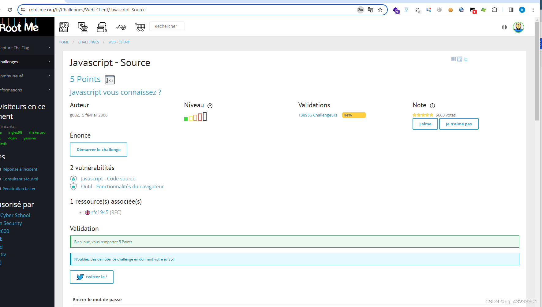 root-me 靶场 Web-Client -01_root me靶场注册-CSDN博客